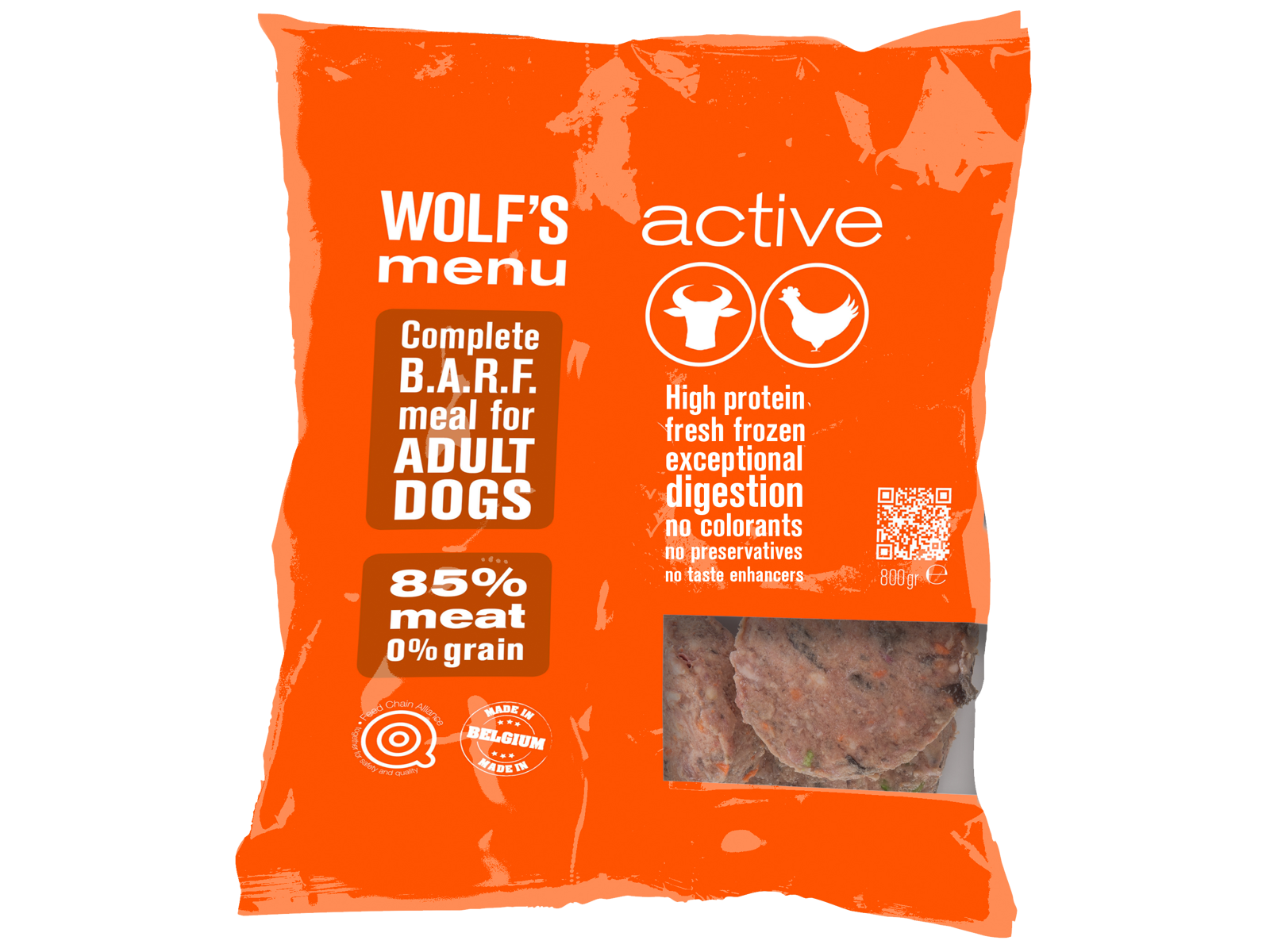 Wolf's Menu Active | Køb BARF her – Dyr i Centrum